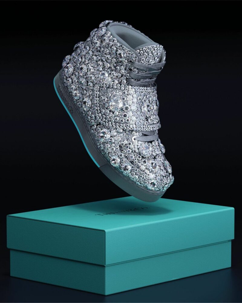 Tiffany & Co. Wins April Fools With Surprise Diamond-Encrusted Sneakers