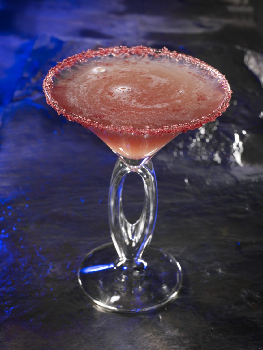 "Best Cocktails" Winner Blue Wasabi's Lemon Raspberry Ice Martini