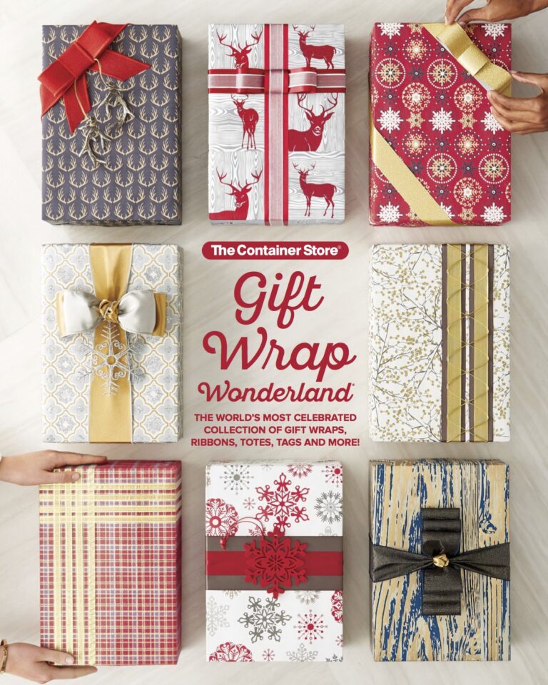 Gift Wrap Wonderland by The Container Store
