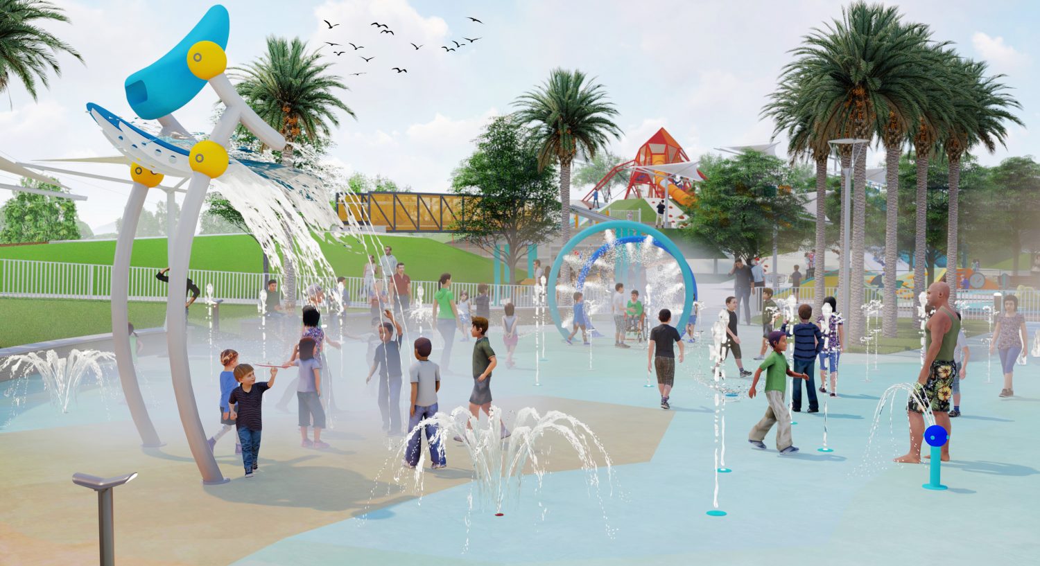 East Valley Gearing Up for The Strand @ Gilbert Water Attraction