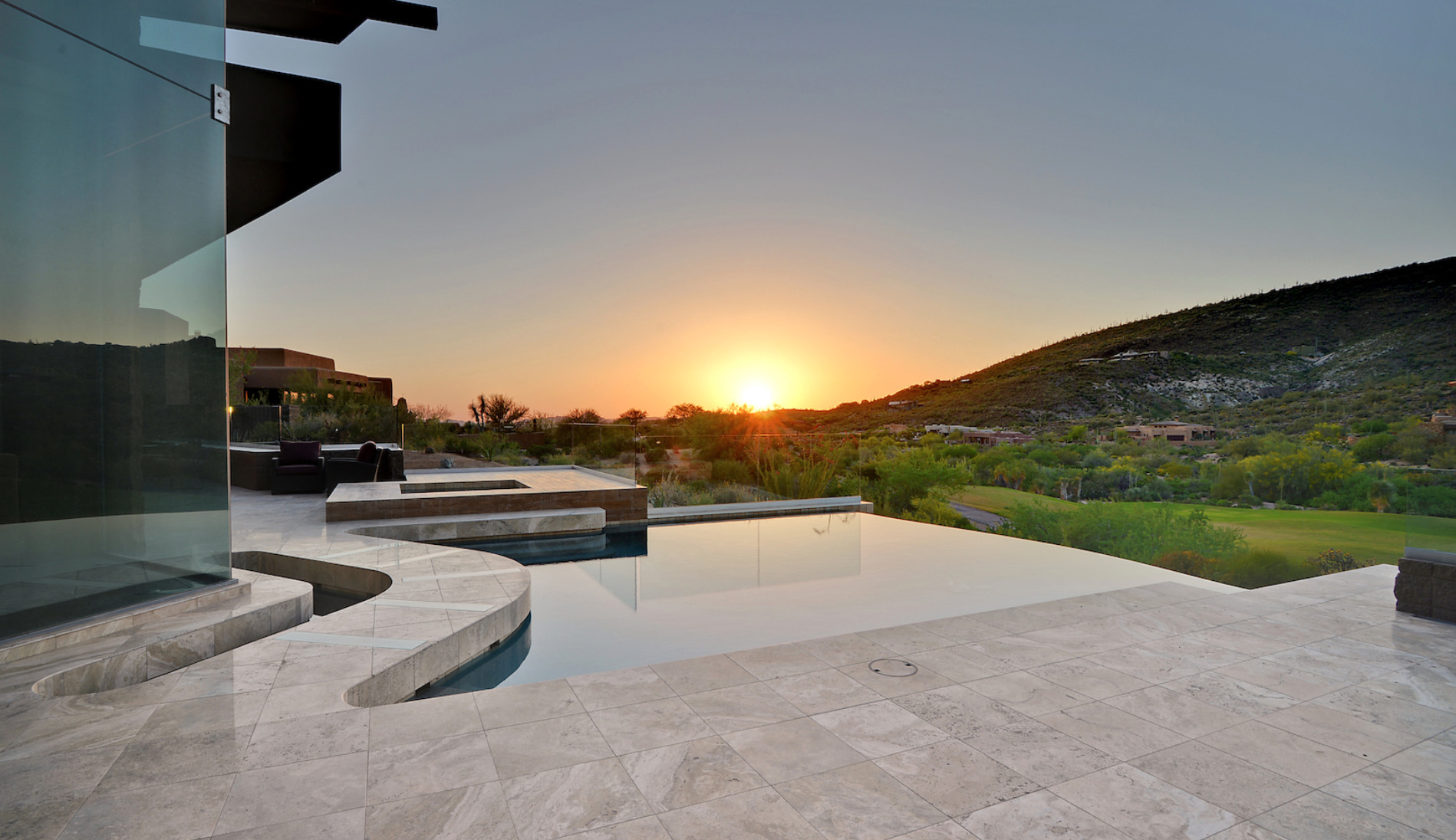 This Desert Mountain Negative Edge Pool is Outdoor Living at its Best