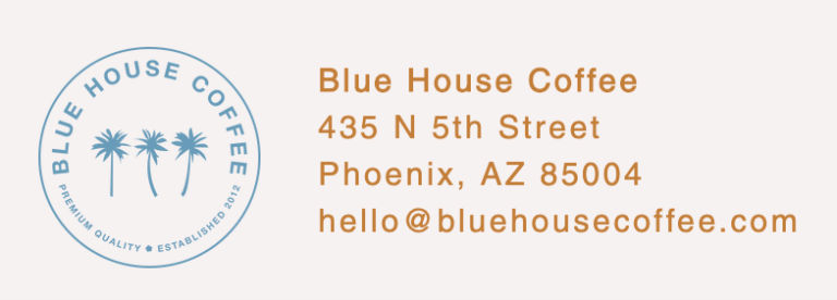 Blue House Coffee - The Best Local Cold Brew & Coffee Delivery Service