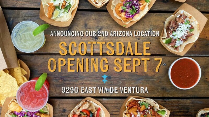 A Sneak Peek Into the New Rusty Taco Scottsdale Location's Menu