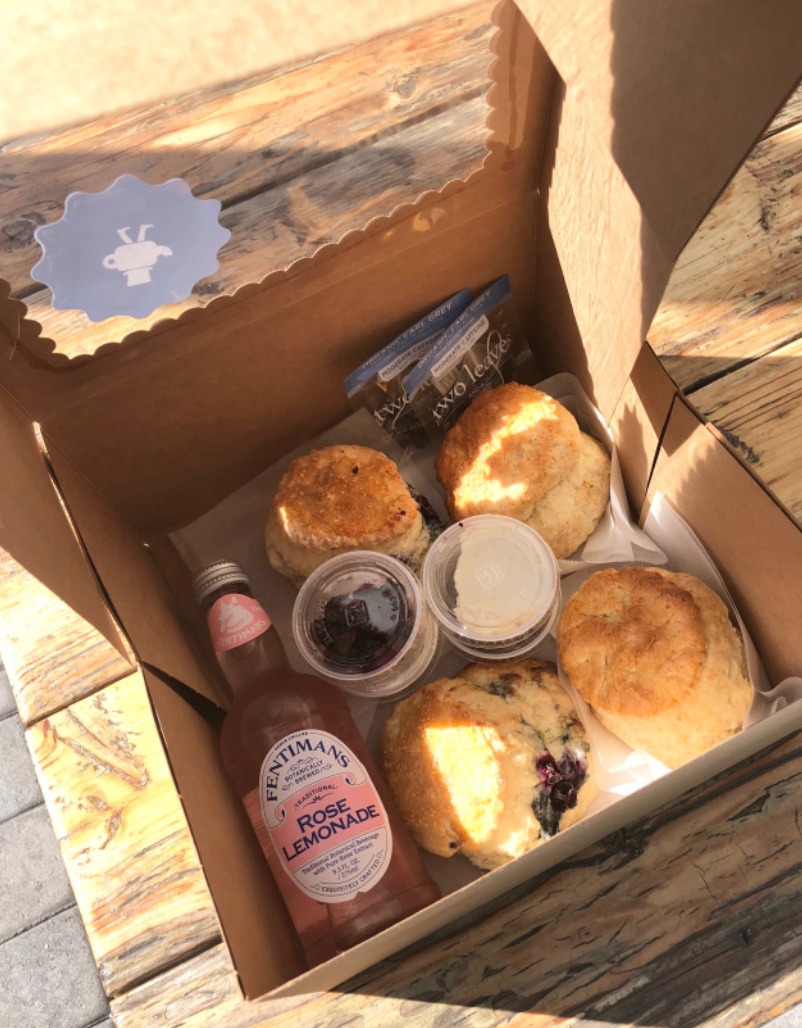 The Teapot's Pumpkin, Berry, and Traditional Scone Box