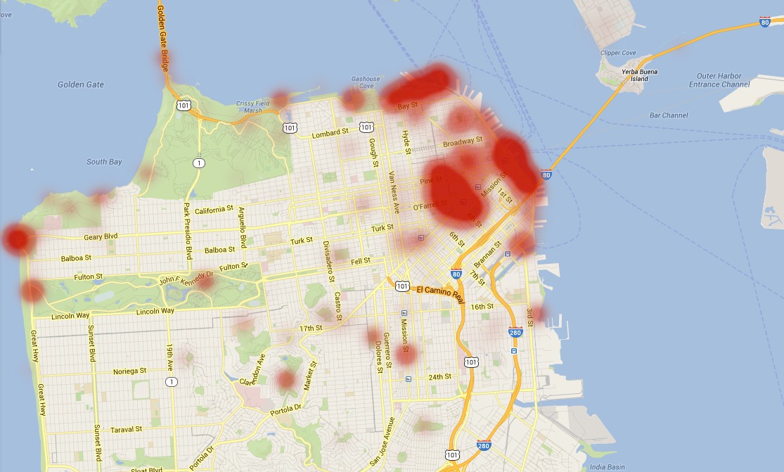 Yelp’s Wordmap Finds Hot Spots in Cities Around the World